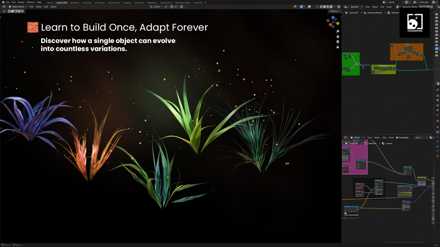 Procedural Thinking – Blender Geometry Nodes Course | Crossmind