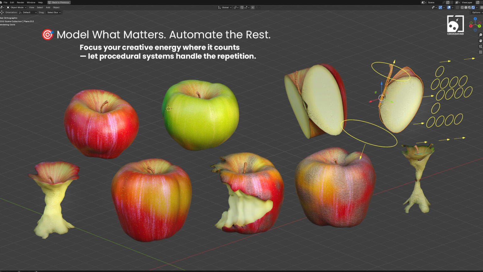 Procedural Thinking – Blender Geometry Nodes Course | Crossmind